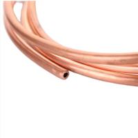 China Thin Wall Copper Pipe 12mm-35mm 0.6-1.2mm Thickness Low Pressure Applications for sale