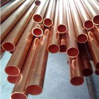 China Flexible Copper Round Pipe 8mm-22mm OD 0.5mm Wall For Solar Thermal Energy Systems for sale