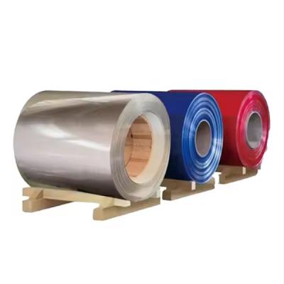 China 0.12mm-1.5mm Galvanized Steel Coil Roll Chromium Free PPGI Colour Coated Sheet for sale