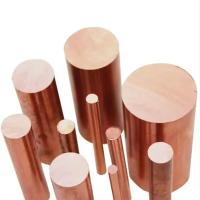 China Oxygen Free Copper Round Rod C10100 5mm-200mm Diameter Machining Grade for sale