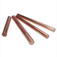 China JIS H3250 Solid Copper Rod 20mm-500mm Dia High Intensity for HVAC / Plumbing for sale