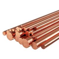 China Lead Free Copper Round Rod C10200  8mm-100mm Precision Ground Surface for sale