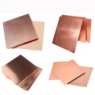 China 98.5% Purity Copper Alloy Sheet 500mm-1500mm Width Heat Exchanger Tubes for sale