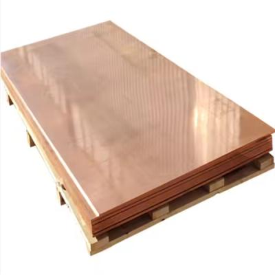 China High Strength Cold Rolled Copper Sheet 0.1mm-200mm HRB 50-85 For Industrial Connectors for sale
