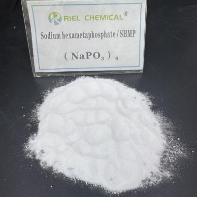 China Water Free SHMP Sodium Hexametaphosphate In Water CAS 10124-56-8 for sale