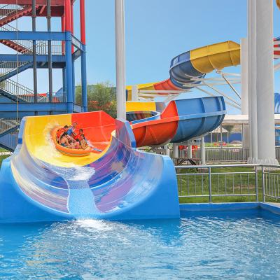 China Family Rafting Slide Magic Carpet Water Park Thrill Ride 12-18m Height 2-6 Person for sale