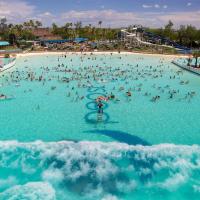 China Commercial Wave Pool Surf Simulator 120 Visitors per Hour 0.8-2.5m Wave Height for Water Parks for sale