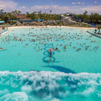 China Commercial Wave Pool Surf Simulator 120 Visitors per Hour 0.8-2.5m Wave Height for Water Parks for sale