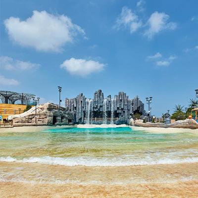 China Commercial Air-Powered Wave Pool 300-500m² 0.3-1.2m Wave Height Water Park Equipment for sale