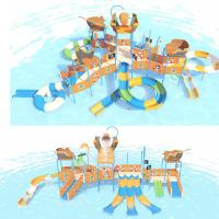 China Commercial Splash Pad Water Slide Park Playground Customizable Height 0.8-18m CE ISO9001 for sale
