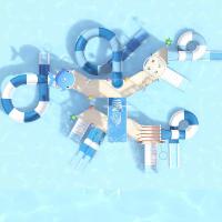 China Commercial Splash Water Playground Body Slide 0.8-18m Height Customizable Water Park Equipment for sale