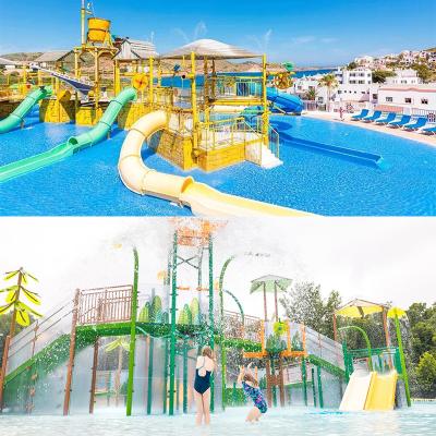 China Commercial Water Slide Playground Equipment 1.9-18m Height Customizable for Kids Adults for sale
