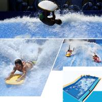 China Commercial Wave Pool Simulator 150kW 120 Visitors per Hour Double Rider Surfing Water Park Attraction for sale