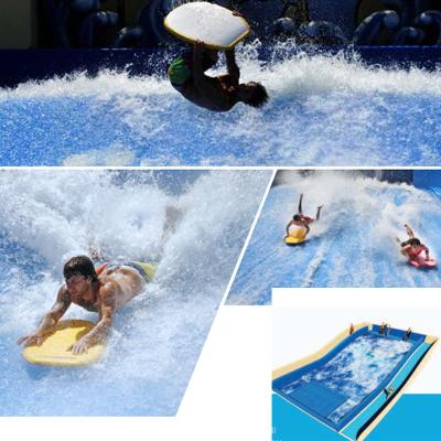 China Commercial Wave Pool Simulator 150kW 120 Visitors per Hour Double Rider Surfing Water Park Attraction for sale