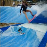 China Commercial Surf Simulator Wave Pool Machine 16.7m x 13.6m 150kW for Water Parks for sale