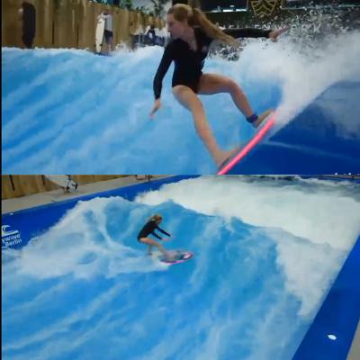 China Commercial Surf Simulator Wave Pool Machine 16.7m x 13.6m 150kW for Water Parks for sale