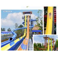 China Fiberglass SUS304 Tall Waterslide 30m Height Commercial Water Park Equipment for sale