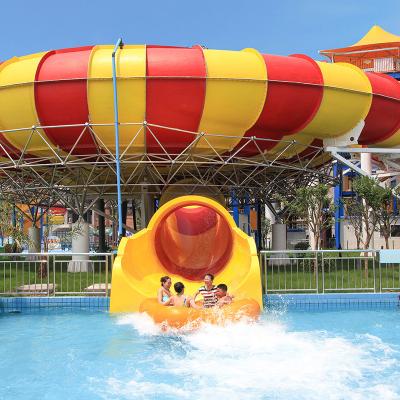 China Inflatable Space Bowl Water Slide Glassfiber 304 Steel 14.7m Height 480 Persons per Hour for sale