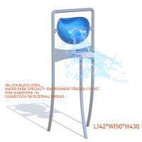 China Large Water Tipping Bucket 142cm x 150cm x 430cm for Splash Pad and Water Park Play Feature for sale