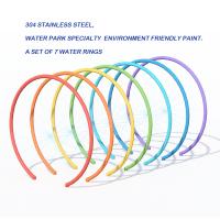 China Rainbow Water Play Ring 304 Stainless Steel 180cm Diameter Commercial Splash Pad for sale
