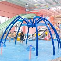 China Commercial Water Play Spider Splash Pad 304 Stainless Steel 364cm x 260cm x 260cm for sale