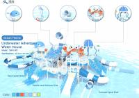 China  SWH-001 Large Ocean Theme Water House  Interactive Water Play Childrens Splash Pad Water Slide Splash Park Equipment for sale
