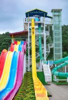 China Vertical High-Speed SlideThrill Water Slides Tall Speed Adventure 5.0m–18.0m Platform 1 Person Per Slide for sale