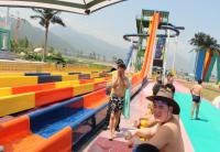China Vertical High-Speed Slide Fiberglass SUS304 Tall Water slide Commercial Water Park Equipment for sale