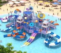 China Large Commercial Water Slide 1.9-18m High Family Raft Slide for Kids Teens Adults CE ISO9001 for sale