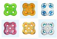 China 5 Person Inflatable Water Slide Tube 90 Inch Flower Shaped Raft Four Person Cloverleaf Tube Safety Tube Water Slide Raft for sale
