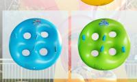 China 5 Person Inflatable Water Slide Tube 90 Inch Flower Shaped Raft Four Person Cloverleaf Tube Safety Tube Water Slide Raft for sale