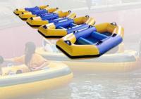 China Wholesale 2.4m Drift Boat For Water Parks And Lazy Rivers 0.9mm PVC Tarpaulin Strap Handles 4-6 Person Capacity OEM Inflatable Rafting Boat for sale