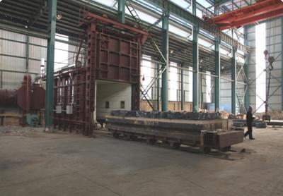 China Truck Type Gas Forging Furnace For Metallurgy Machinery / Die Steel / Flange Industry for sale