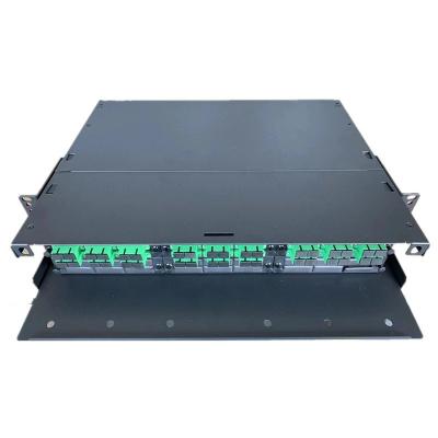 China 2U MPO MTP Patch Panels APC SC Duplex Fiber Enclosure Rack Mount for sale