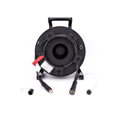 China SMPTE Hybrid FUW PUW Cable Outdoor Compatible lemo Fibre Smtpe Camera Cable for Event Camera Reel Broadcast Tourelles Cable for sale