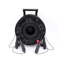 China 150M Tac Fiber TPU Armord Tactical Fiber Single-Mode 4/6/8/12 Strands Cable on Reel with SC LC ST Connectors for Live Streaming for sale
