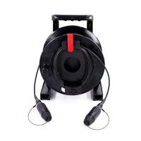 China FTTA Tactical Fiber Optic Cable Reel Expanded Beam AARC Connector HXB11 HXB13 HXB15 SM 2 4 6 8 Fibers Channels Cores 10-300M for sale