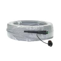 China 1F FastConnect Drop Cable,Outdoor SC/APC Pre-connectorized Drop Cable FTTH Drop Cable Pigtail for sale