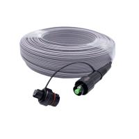 China 1F FastConnect Drop Cable,Outdoor SC/APC Pre-connectorized Drop Cable FTTH Drop Cable Pigtail for sale