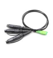 China IP68 OPT SC/APC to SC/APC Outdoor 3.0mm Waterproof Fiber Jumper Patch Cord FTTA for sale