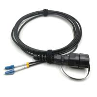 China Ip68 FTTA ODVA LC to DLC UPC APC 5.0mm Outdoor Armored Waterproof Fiber Jumper Patch cord for sale