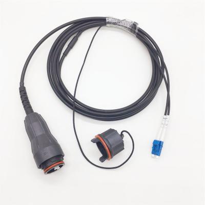 China Ip68 FTTA Fullaxs DLC to DLC 4.8mm Outdoor Armored Waterproof Fiber Jumper Patch cord for sale