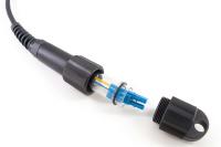 China Ip68 FTTA PDLC to DLC UPC APC 7.0mm Outdoor Armored Waterproof Fiber Jumper Patch cord for sale