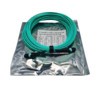 China 12 Cores MPO Female to MPO Female Trunk Cables OM3 3.0mm LSZH Patch Cord Type A/B/C 1-100M for sale