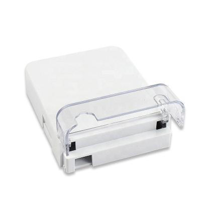 China TW-FB-1A Fiber Optic 1 Port FTTH Faceplate Optic Terminal Box Ftth SC Duplex SM or Customized Wall Socket 1 Port Fiber Faceplate Wall Mount Box for sale