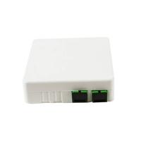 China TW-FB-2B Fiber Optic 2 Ports Optical Rosette Fttx SC LC ATB Socket Wall Mount Terminal Box Fiber Nap Box Facepalte for sale
