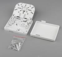 China TW-FB-2B-1 Fiber Optic 2 Ports Optical Rosette Fttx SC LC ATB Socket Wall Mount Terminal Box Fiber Nap Box Facepalte for sale