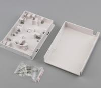 China TW-FB-2D Fiber Optic 2 Ports Optical Rosette Fttx SC LC ATB Socket Wall Mount Terminal Box Fiber Nap Box Facepalte for sale