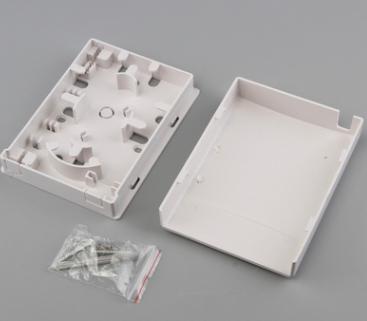 China TW-FB-2D Fiber Optic 2 Ports Optical Rosette Fttx SC LC ATB Socket Wall Mount Terminal Box Fiber Nap Box Facepalte for sale