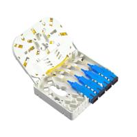 China TW-FB-4A Fiber Optic 4 Ports Optical Rosette Fttx SC LC ATB Socket Wall Mount Terminal Box Fiber Nap Box Facepalte for sale
